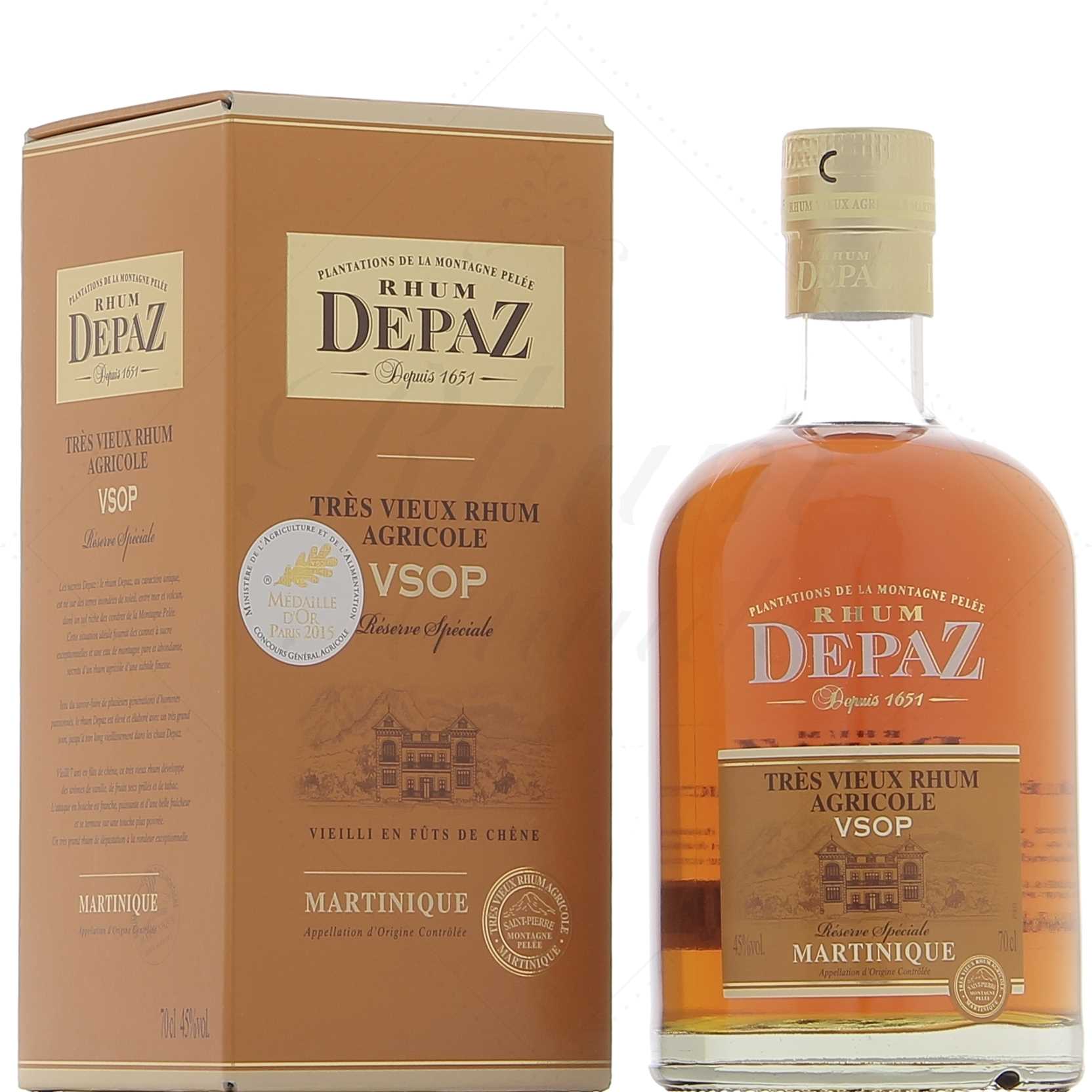 Depaz VSOP Réserve Spéciale 45° - Rhum Attitude