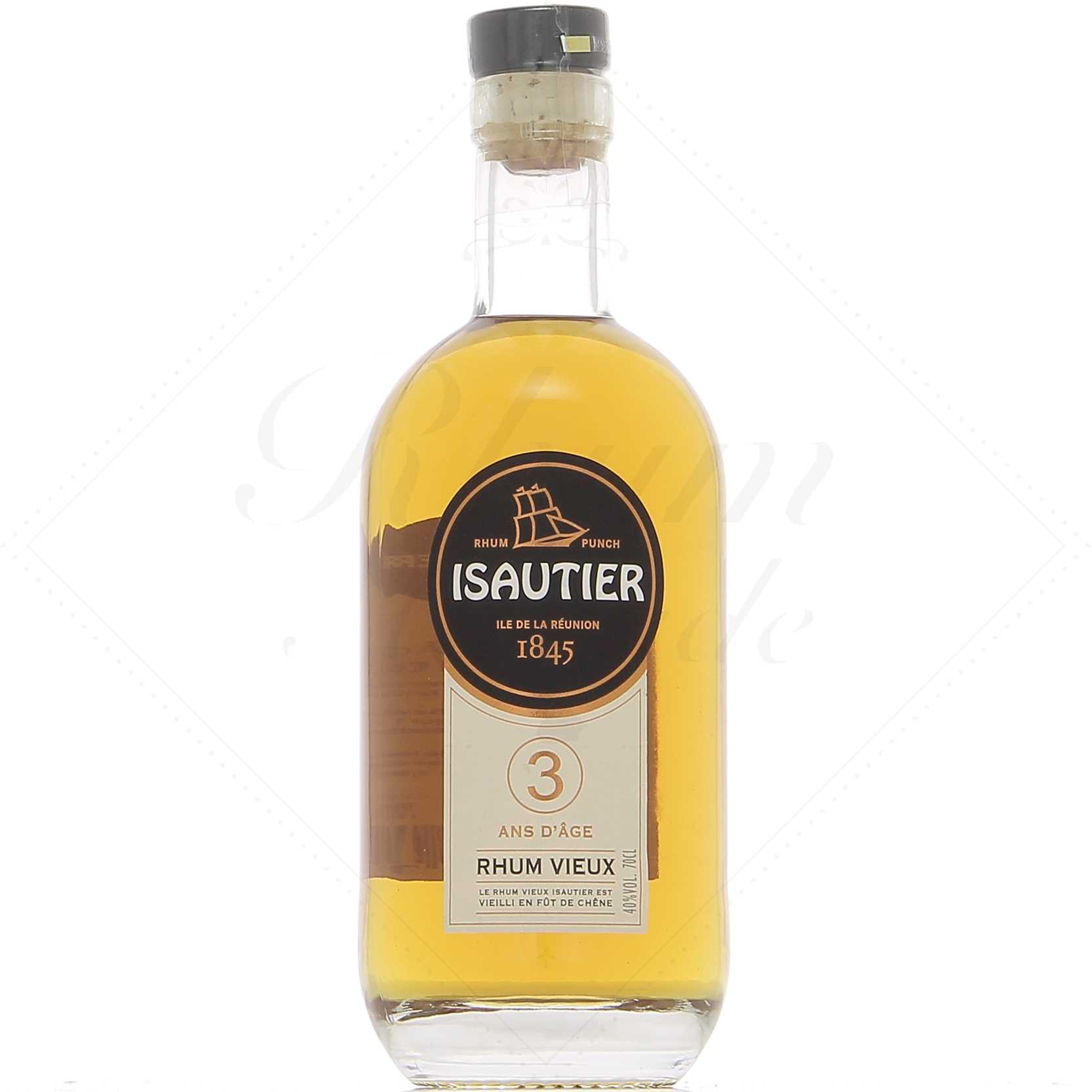 Isautier 3 ans 40° - Rhum Attitude