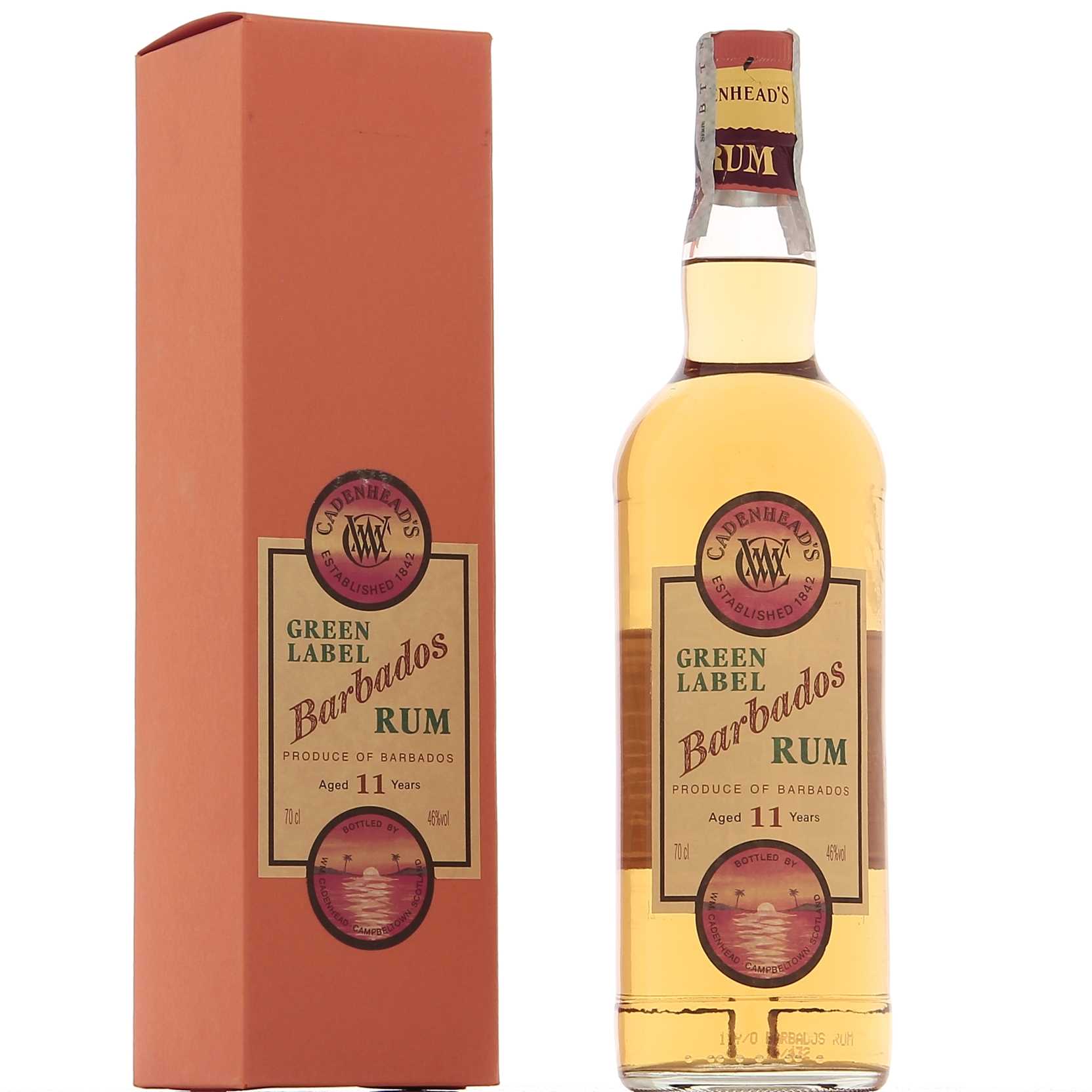 Cadenhead’s Barbados Green Label Rum 11 ans 46° - Rhum Attitude