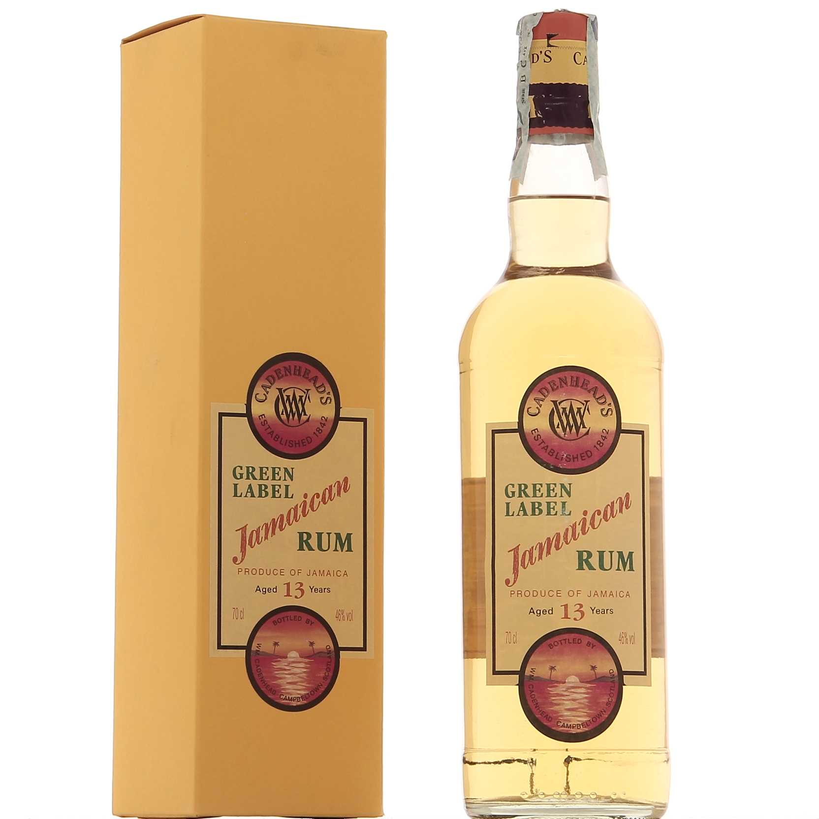 Cadenhead’s Jamaican Green Label Rum 13 ans 46° - Rhum Attitude