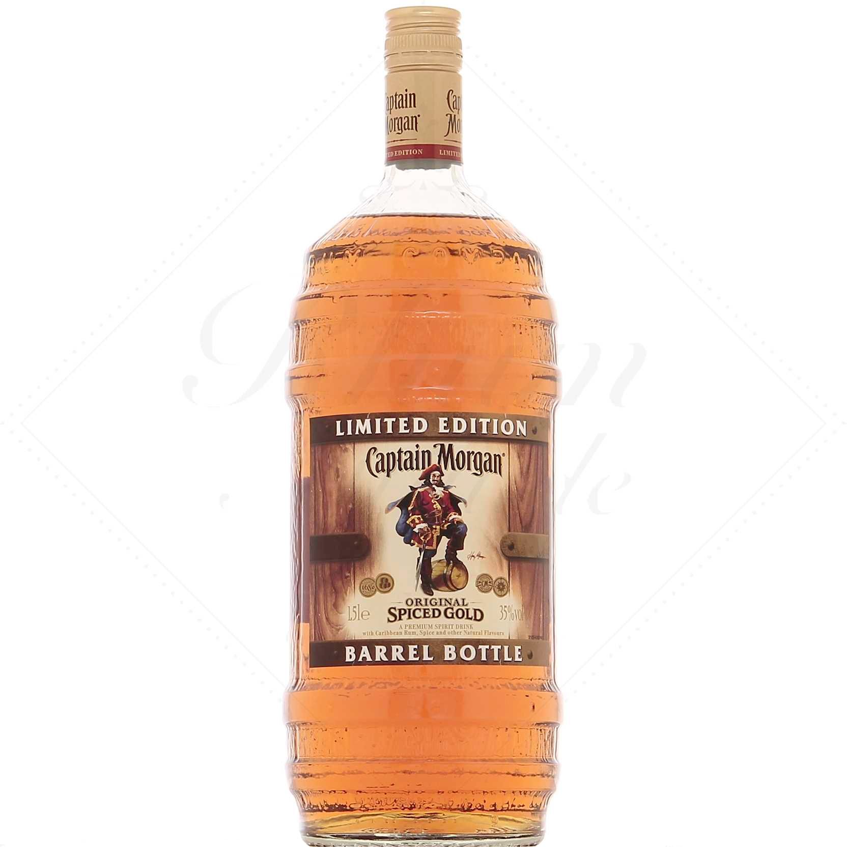 Captain Morgan Spiced Gold Barrel Bottle édition limitée 35° - 1,5 ...