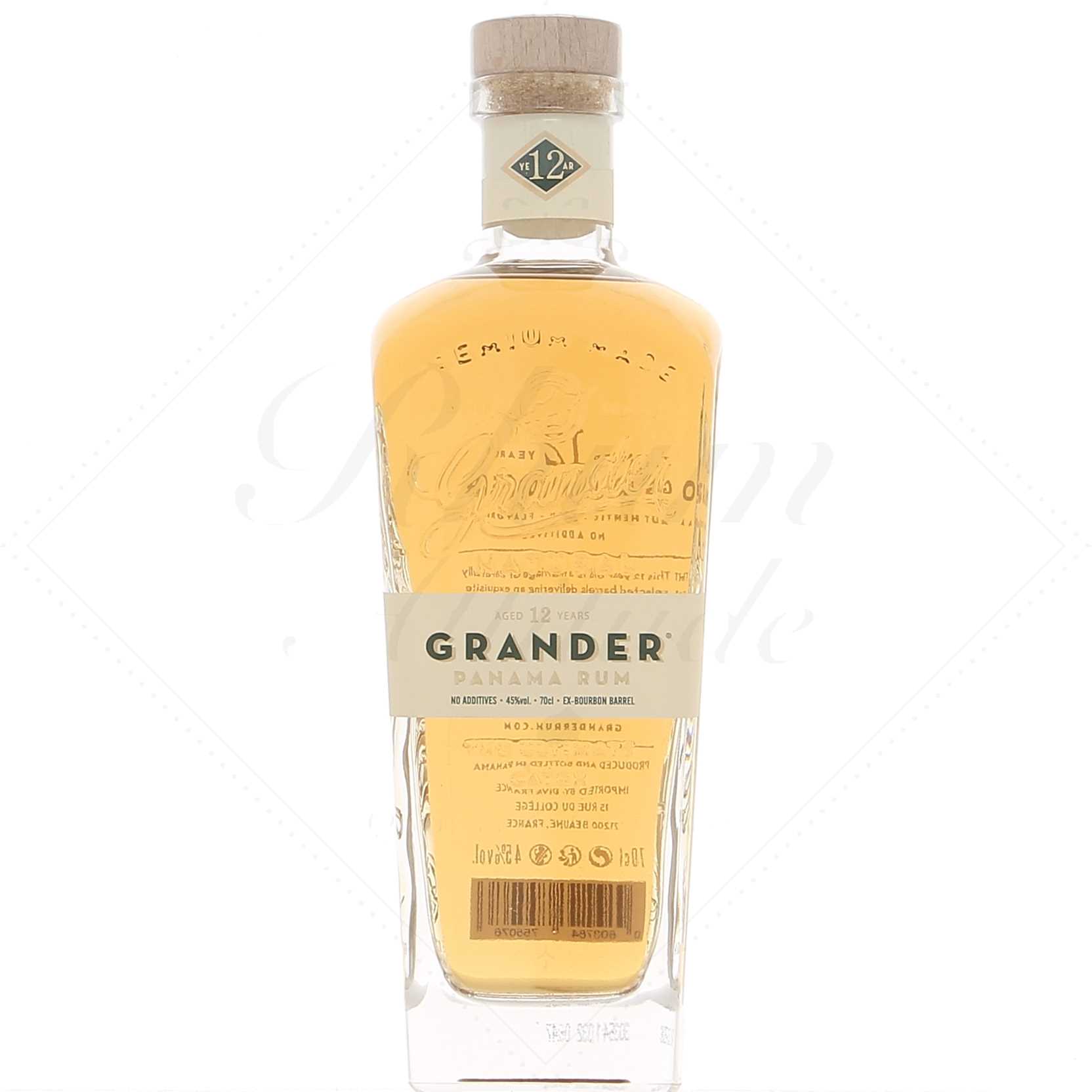 Grander Rum 12 ans 45° - Rhum Attitude