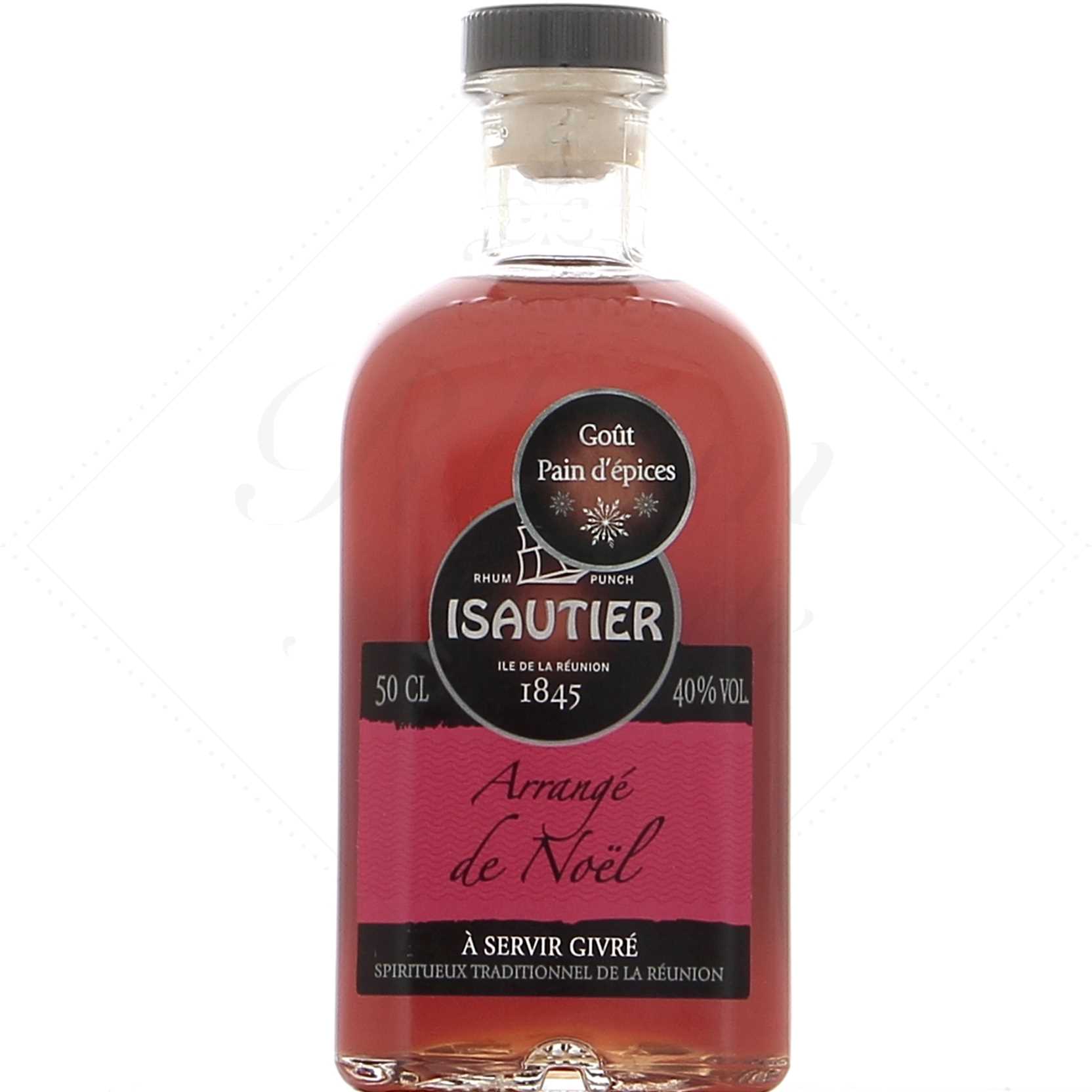 Isautier Arrangé de Noël 40° - Rhum Attitude