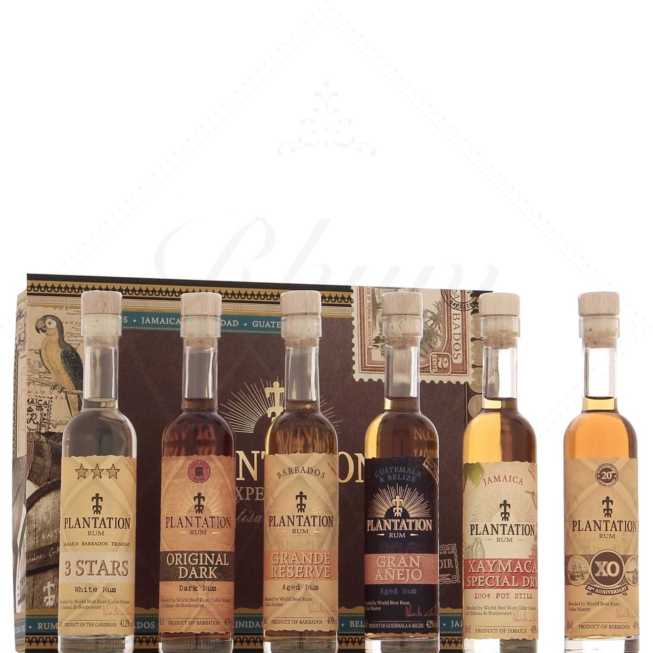 Plantation Rum Experience Coffret 6 flacons de 10cl - Rhum Attitude